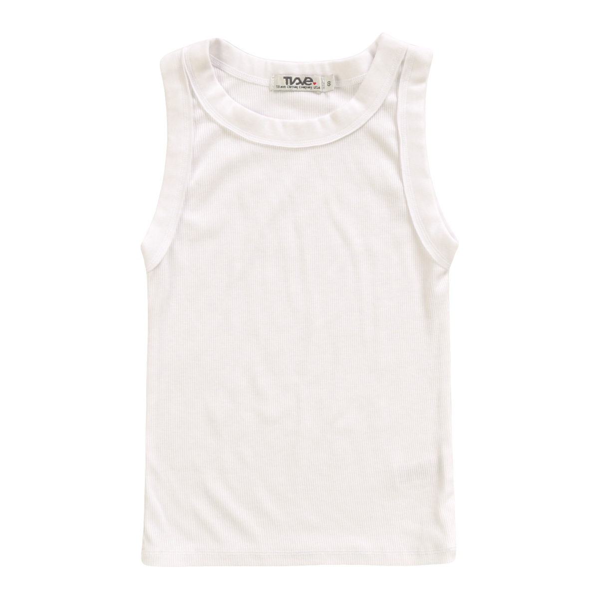 GIRLS WHITE TANK TOP – Kitson LA
