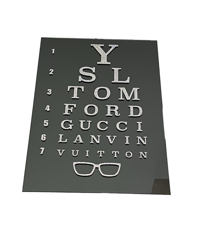 YSL FASHION EYE CHART MIRROR – Kitson LA