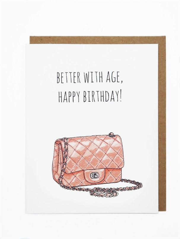 BETTER WITH AGE BIRTHDAY CARD – Kitson LA