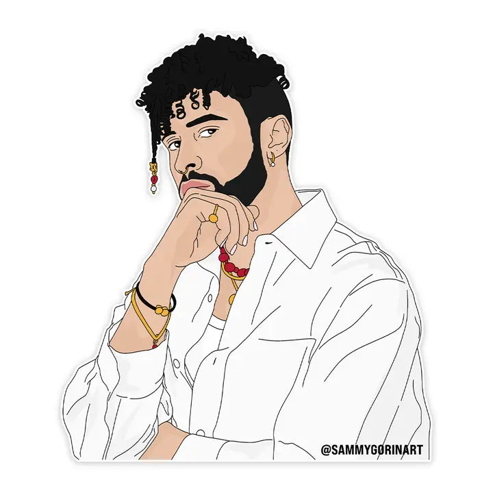 BAD BUNNY STICKER – Kitson LA