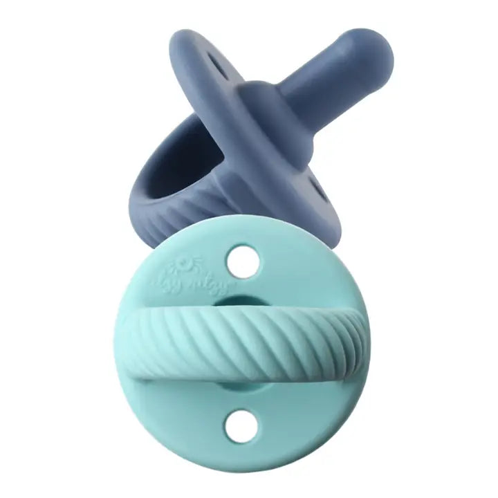 BLUE 2 PACK PACIFIERS – Kitson LA