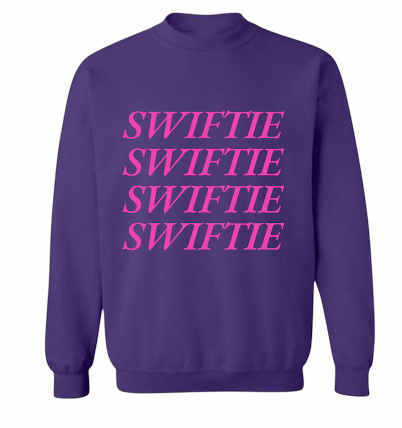 GIRLS PURPLE SWIFTIE CREWNECK – Kitson LA