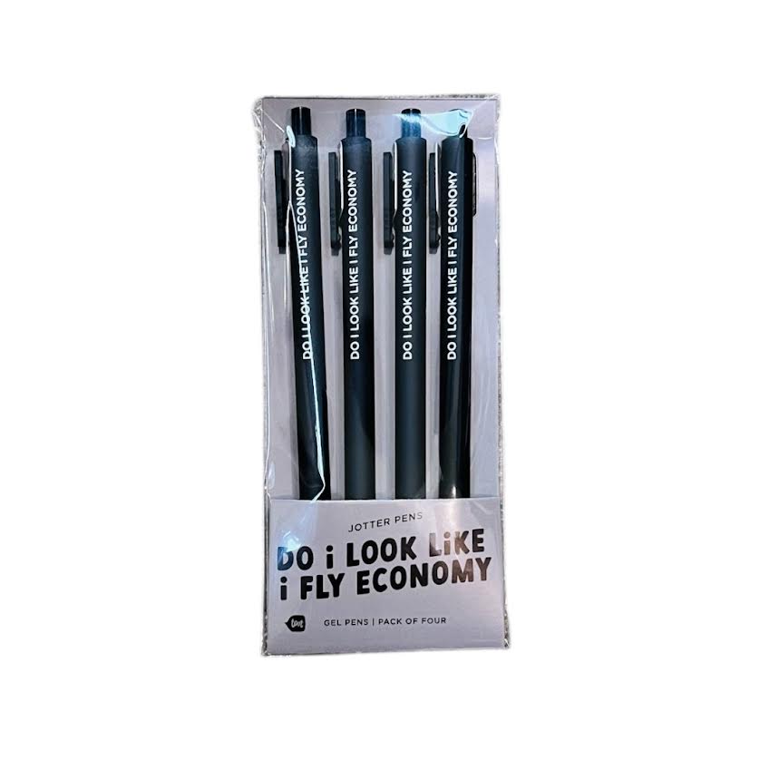 DO I LOOK LIKE I FLY ECONOMY? JOTTER PENS – Kitson LA