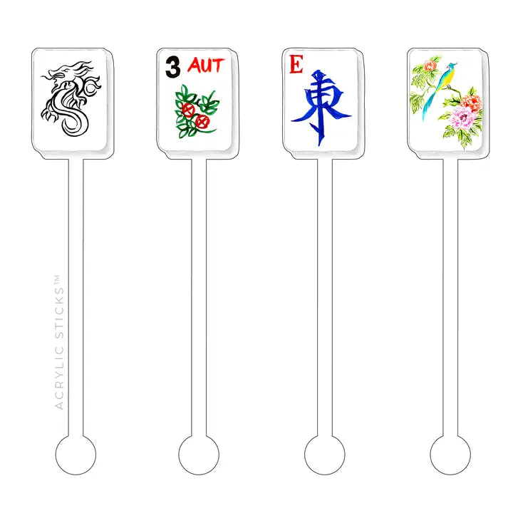 MAHJONG ACRYLIC STIR STICKS – Kitson LA