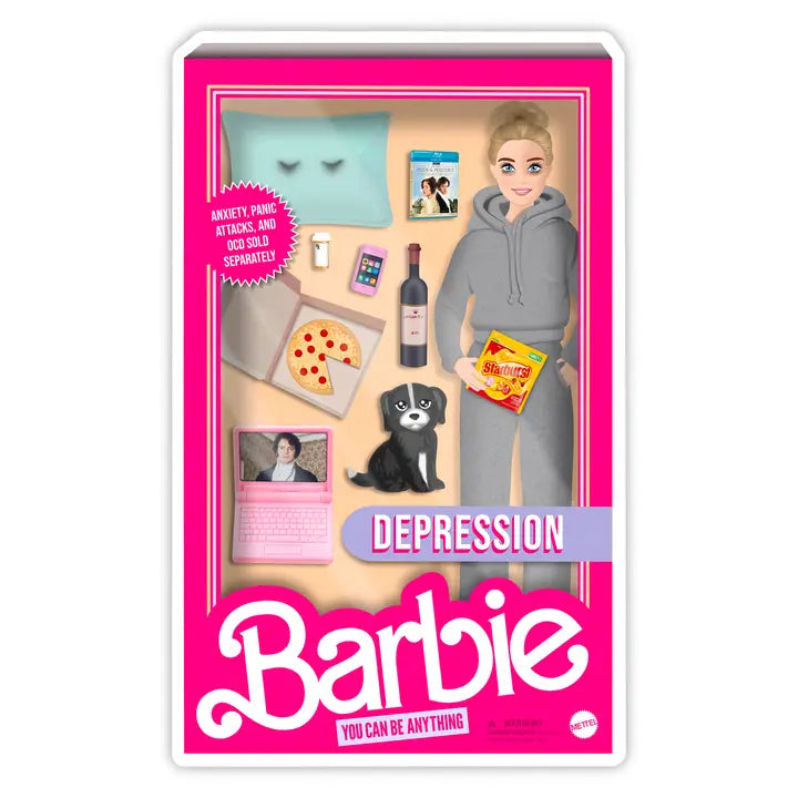 BARBIE DEPRESSION STICKER – Kitson LA