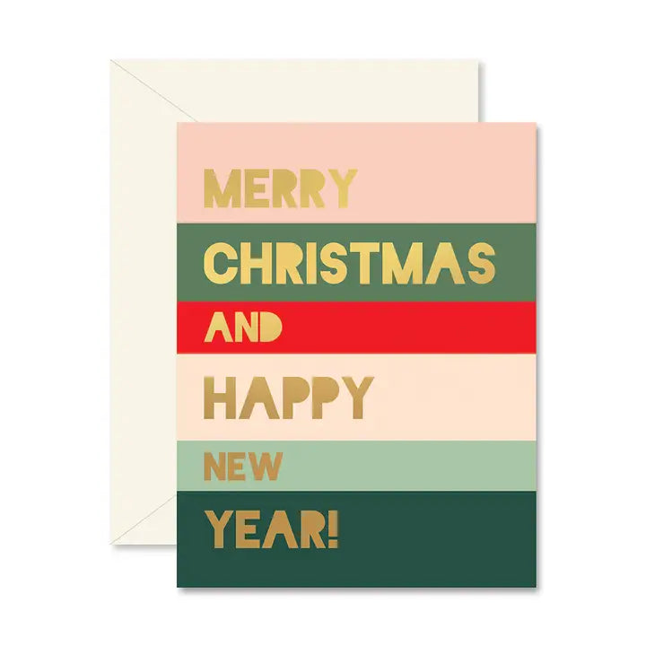 HOLIDAY COLORBLOCK CARD – Kitson LA