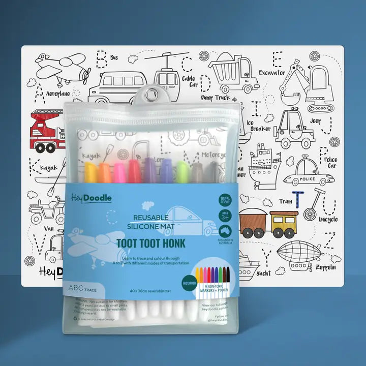 TOOT TOOT HONK COLORING MAT – Kitson LA