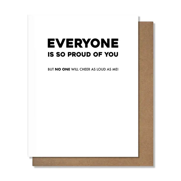 EVERYONE IS PROUD CHEER CARD – Kitson LA