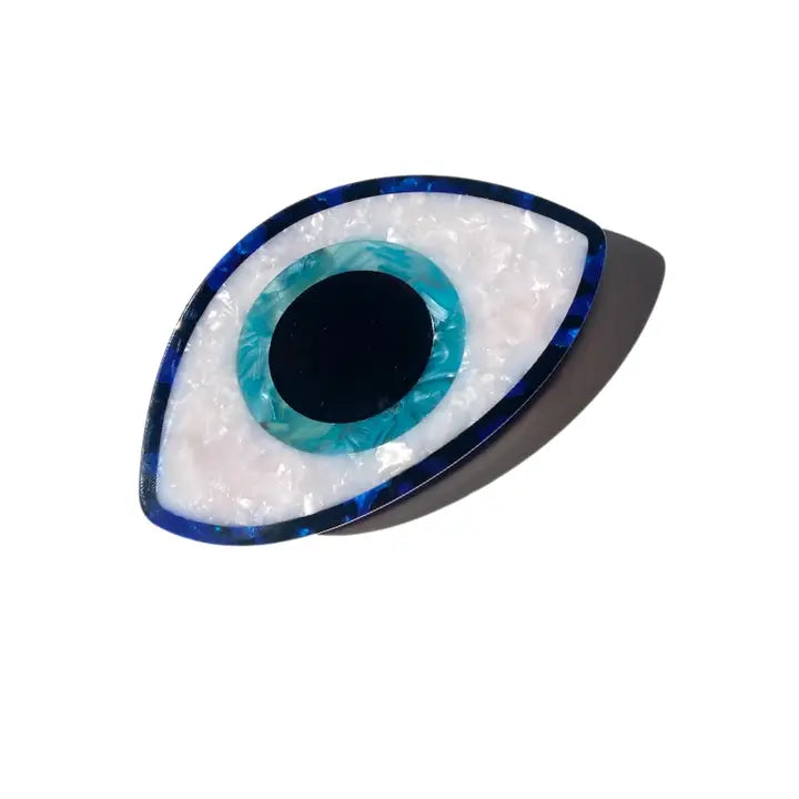 HAND PAINTED EVIL EYE CLAW HAIR CLIP – Kitson LA