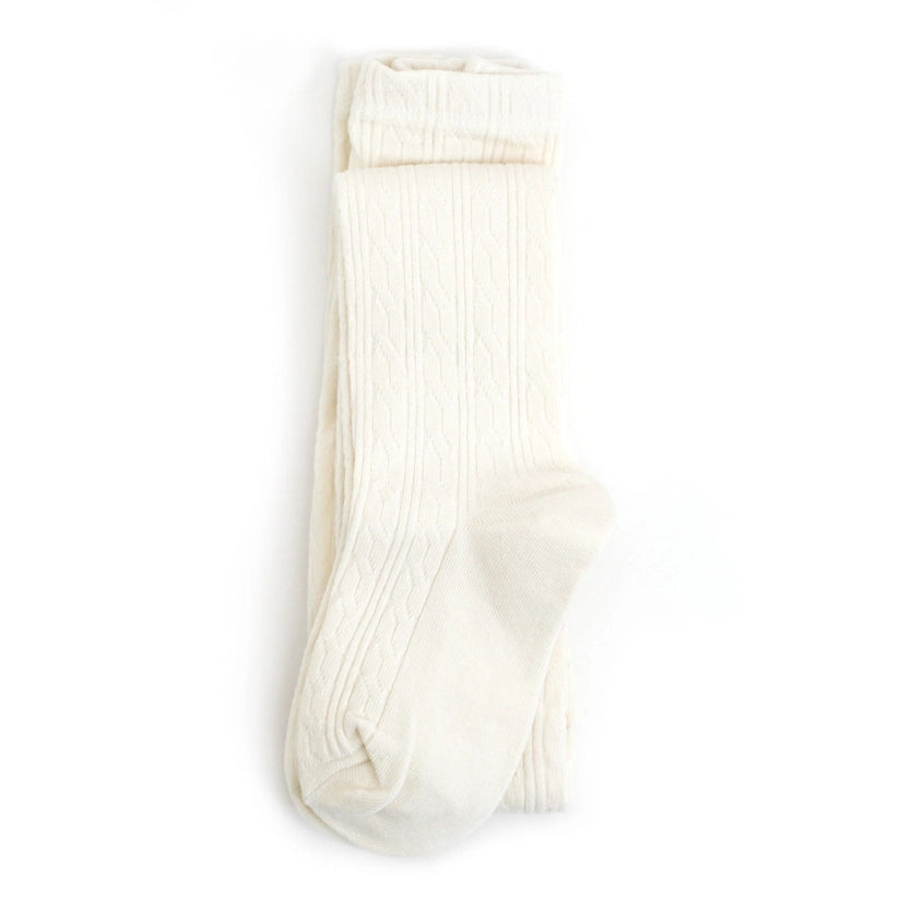 IVORY CABLE KNIT SOCKS – Kitson LA