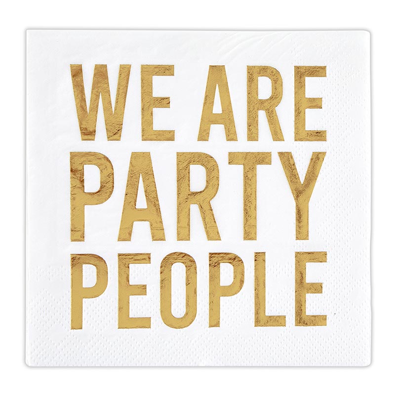 PARTY PEOPLE NAPKIN SET – Kitson LA