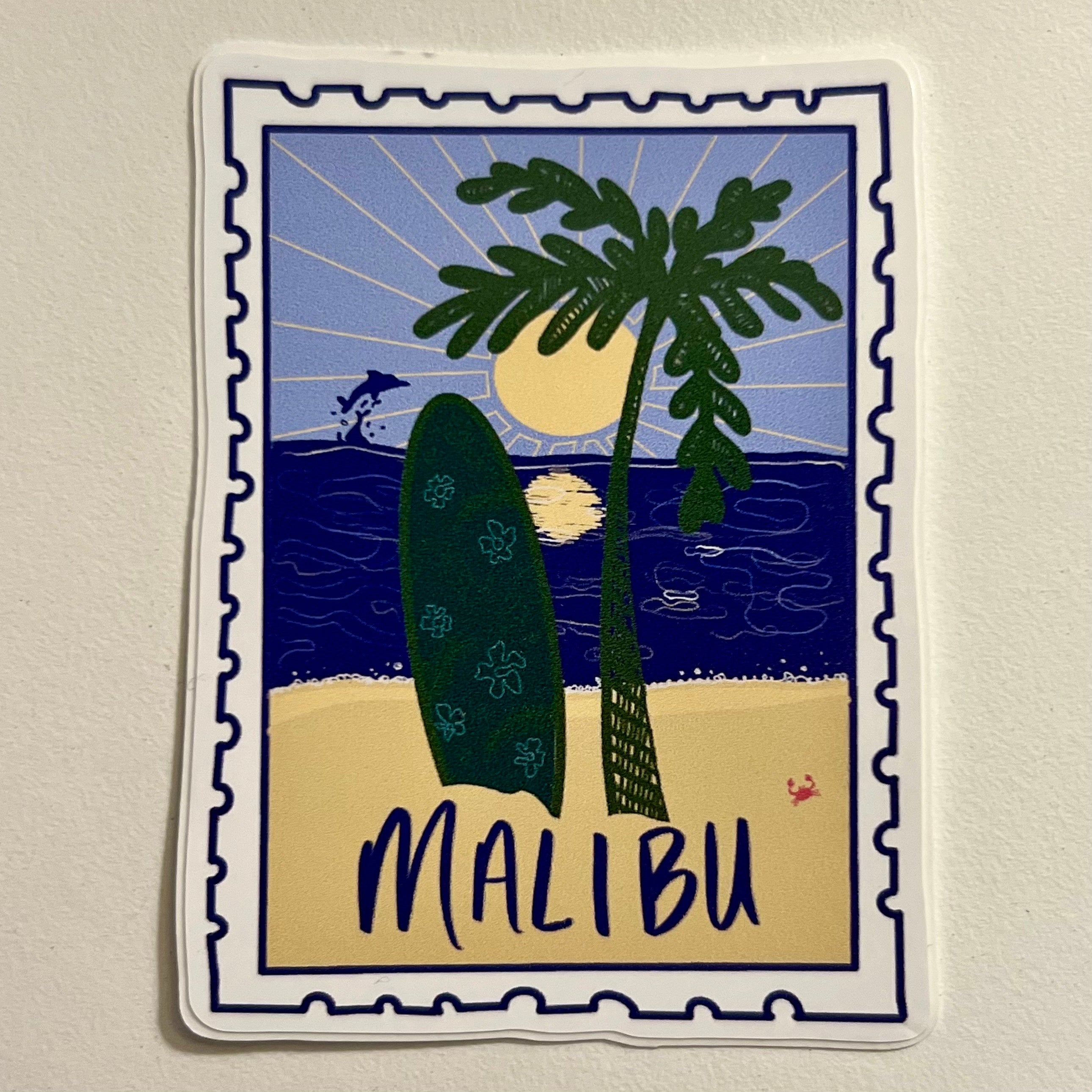 MALIBU PALM SUNSET STICKER – Kitson LA