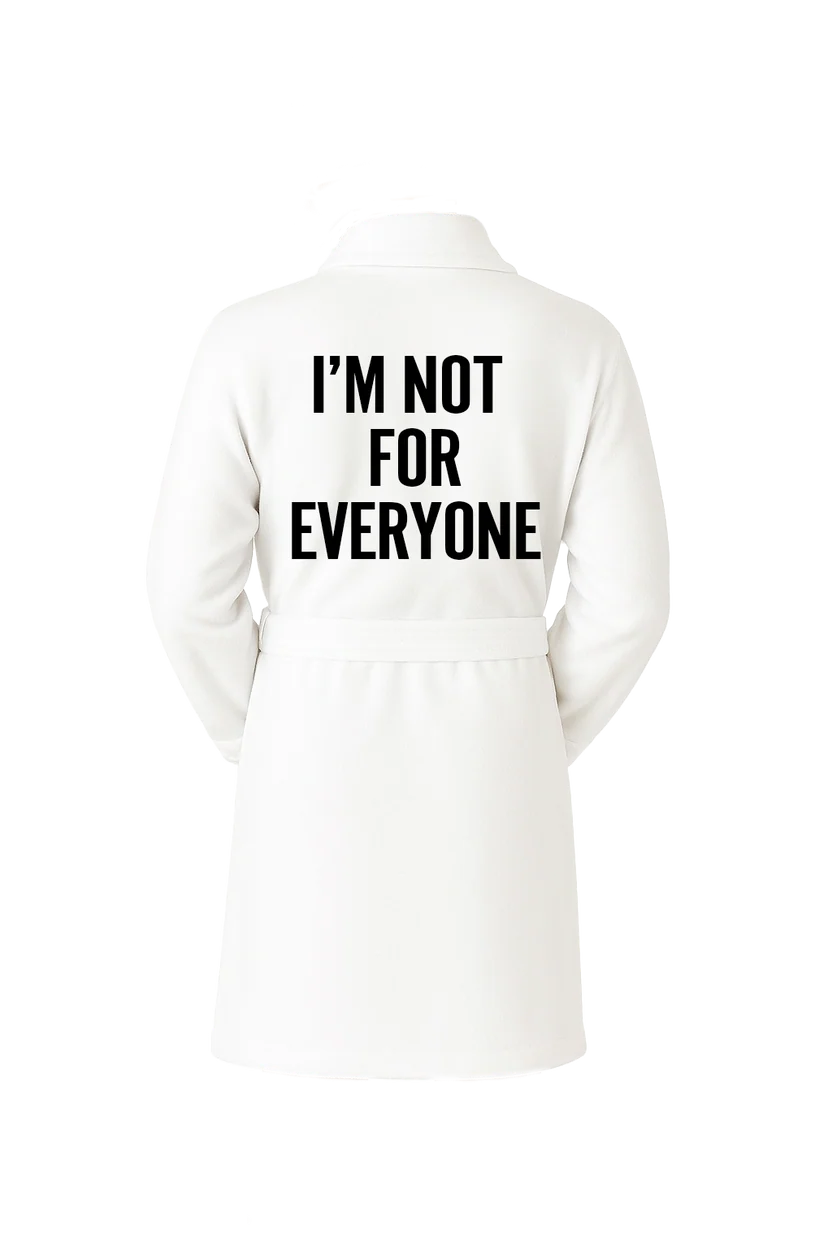 I'M NOT FOR EVERYONE PLUSH ROBE – Kitson LA