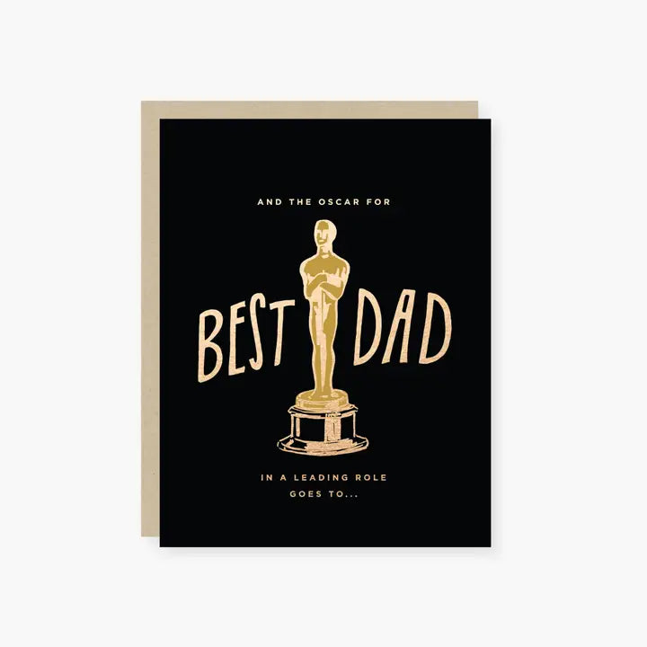 OSCAR FOR BEST DAD CARD – Kitson LA