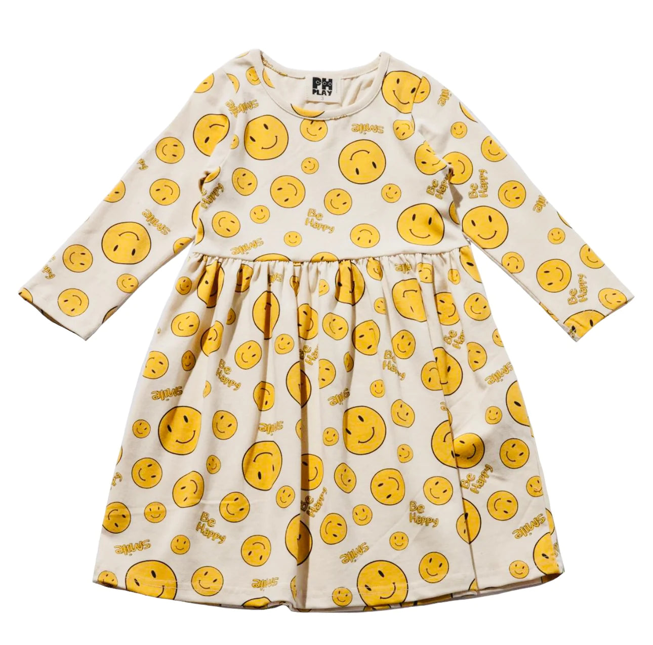 GIRLS IVORY SMILEY DRESS – Kitson LA
