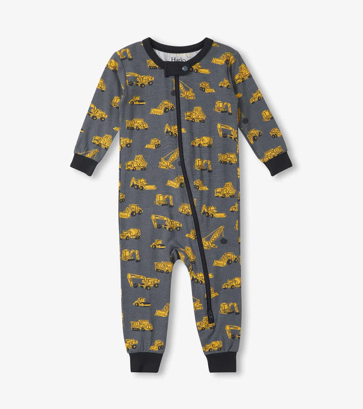 UNDER CONSTRUCTION SLEEPER FOOTIE – Kitson LA