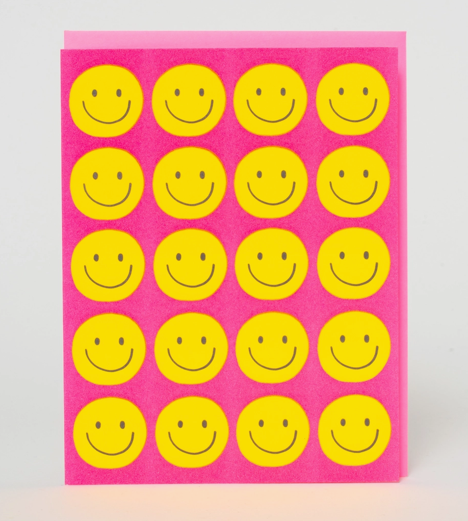 SMILEY FACES CARD – Kitson LA