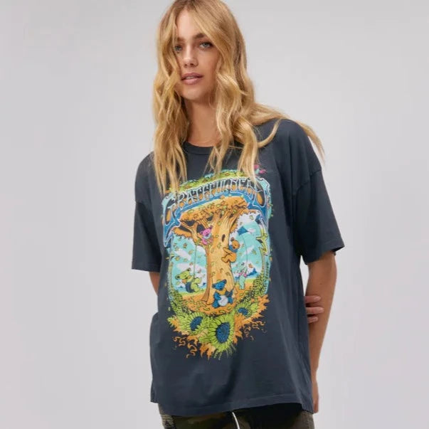 GRATEFUL DEAD AUTUMN BEARS MERCH TEE- VINTAGE BLACK – Kitson LA