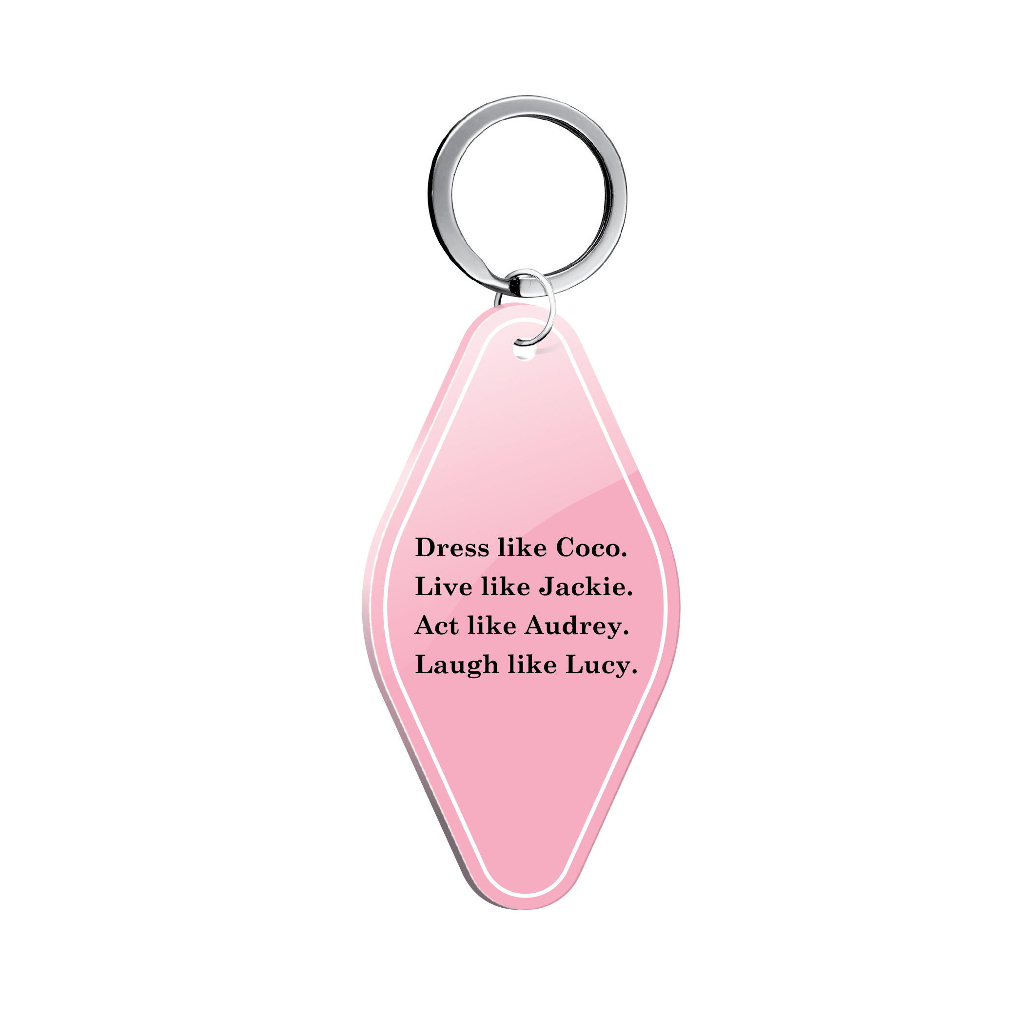 DRESS LIKE COCO PINK KEYCHAIN – Kitson LA