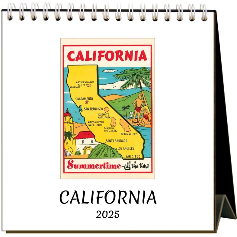 CALIFORNIA 2025 DESK CALENDAR – Kitson LA
