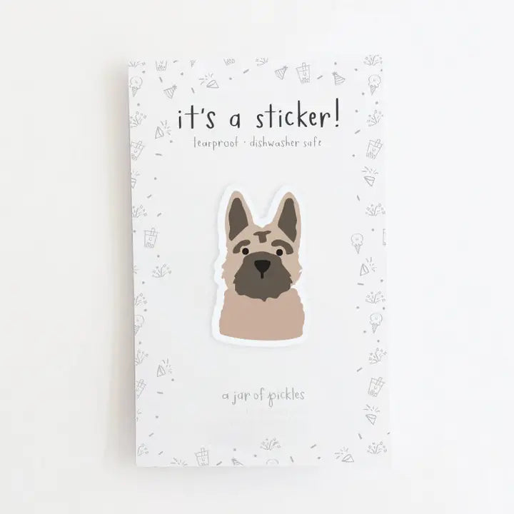 GERMAN SHEPHERD STICKER – Kitson LA